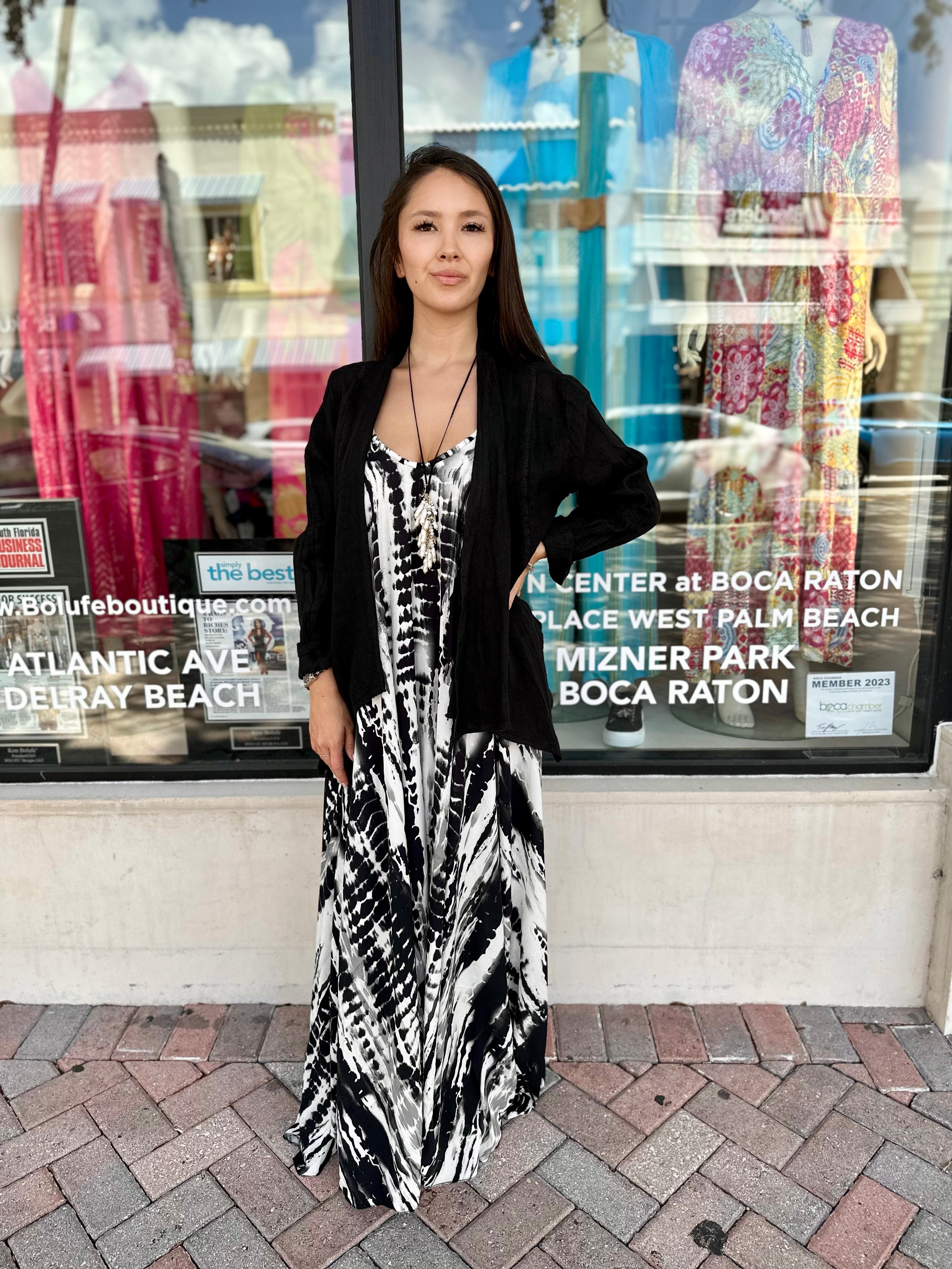 Josie Linen Jacket – Bolufe Boutique