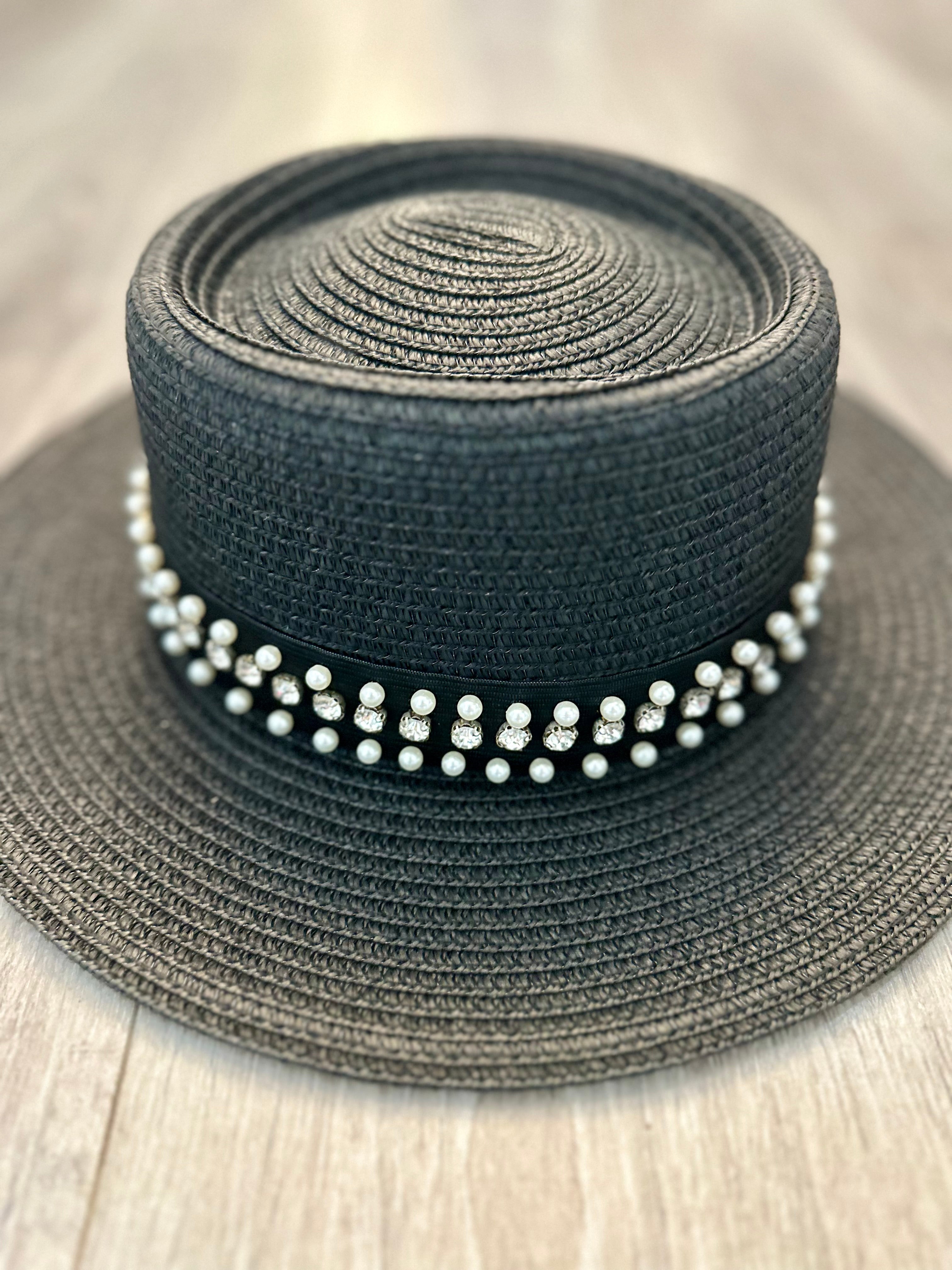 St. Barths Straw Boaters Hat – Bolufe Boutique